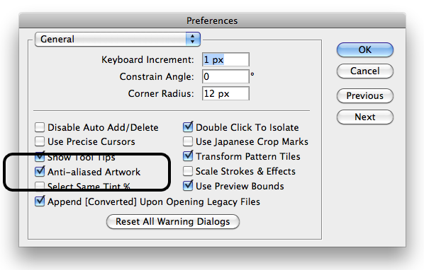 Real World Illustrator: When Pixels Snap: Antialiasing in Illustrator CS5