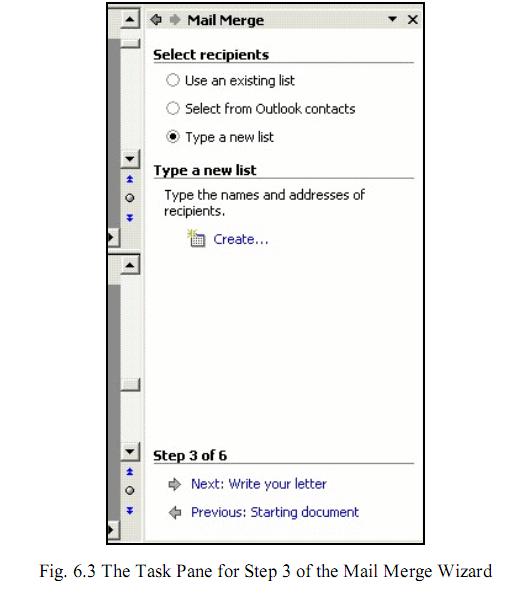 School Of Computer Basic: MAIL MERGE AND RELATED OPERATIONS