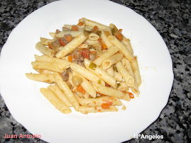 Cocina Con Juan Antonio: MACARRONES CON ATÚN EN ESCABECHE