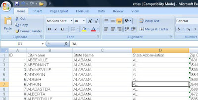 County Zip Code Database - 42,000 County Zip Code Database list for sale