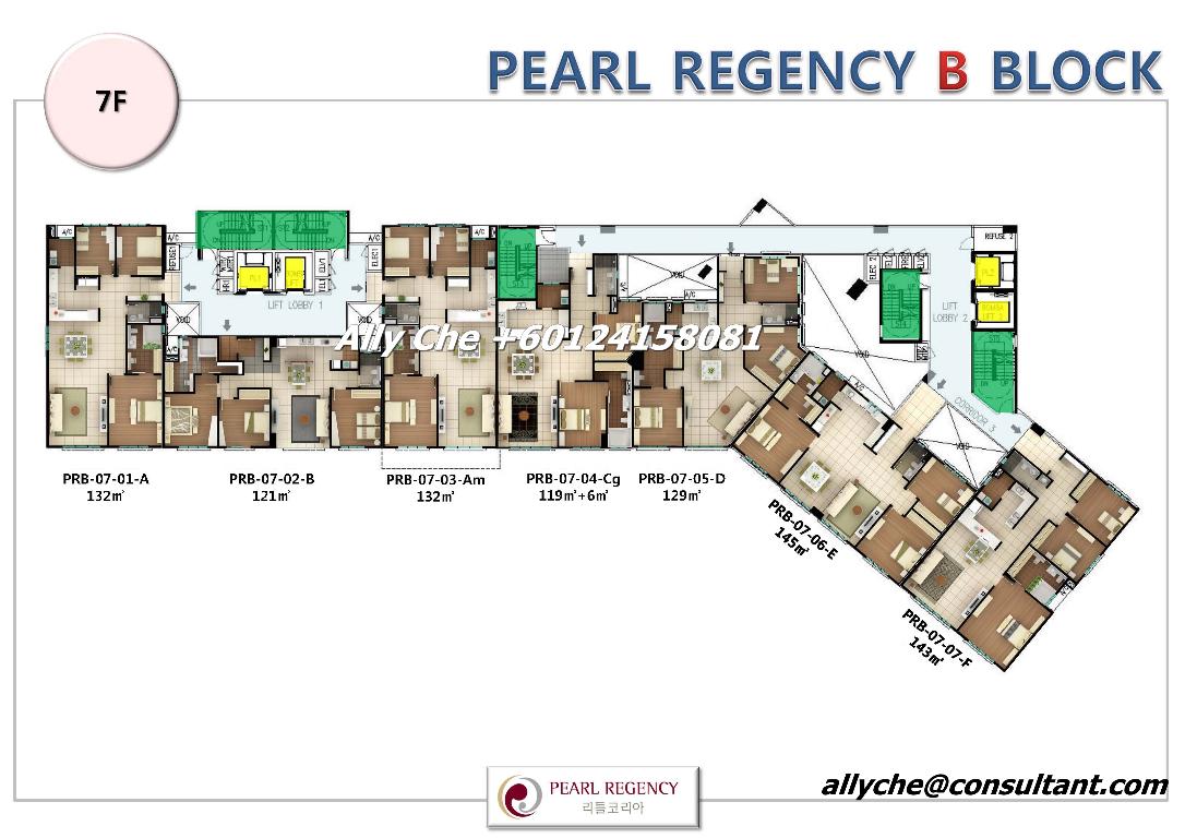 Pearl Regency in Penang: Pearl Regency BlockB - Floor Plan