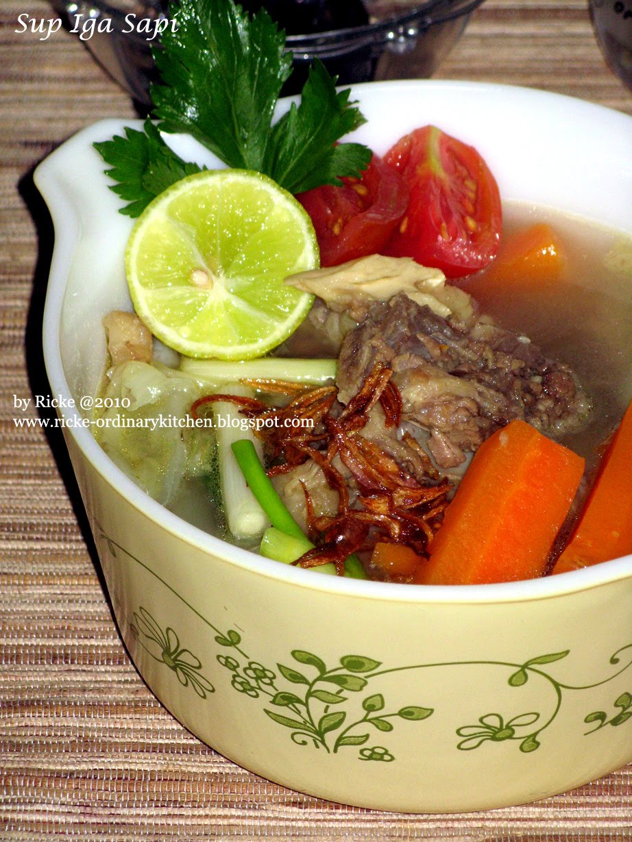 Just My Ordinary Kitchen...: SUP IGA SAPI