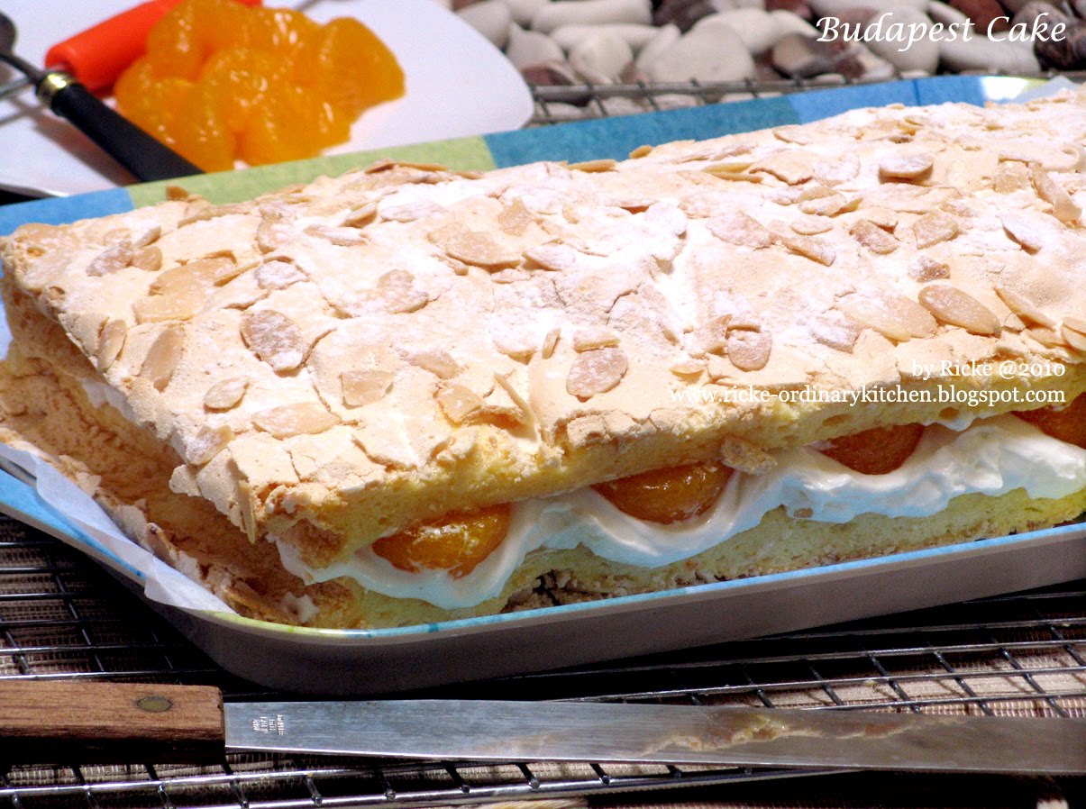 Just My Ordinary Kitchen...: BUDAPEST CAKE ~ SIMPLY DELICIOUS