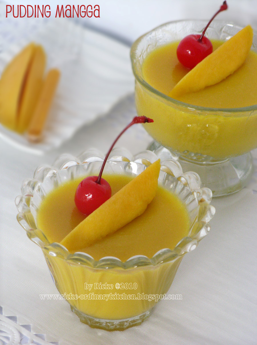 Just My Ordinary Kitchen...: PUDDING MANGGA