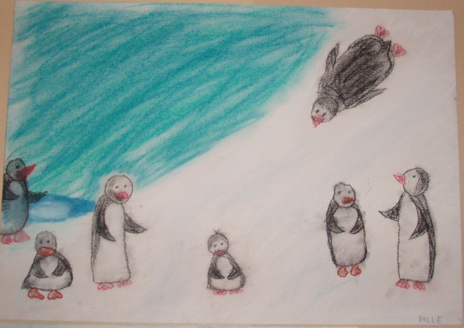 Kunstiveeb - fotosid laste kunstitöödest: PINGVIINID