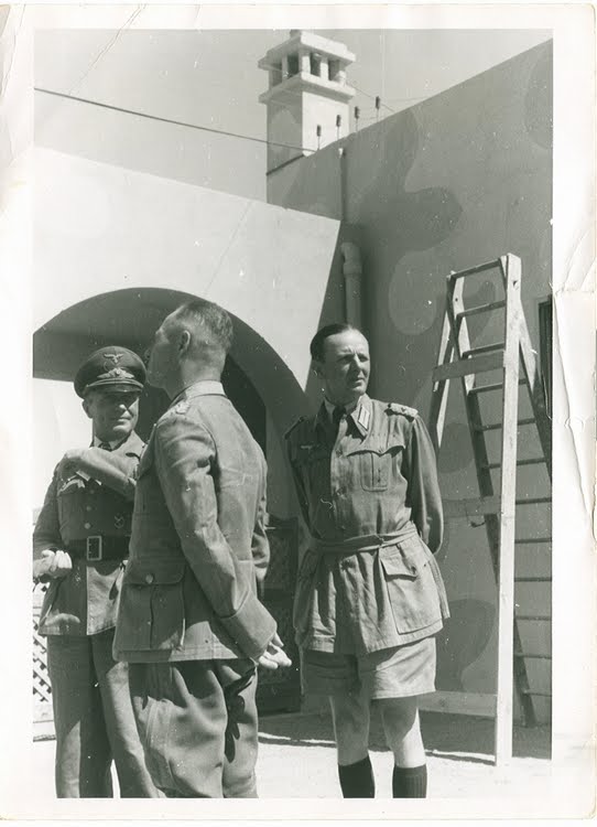 NAZI JERMAN: Foto Erwin Rommel Sebagai Panglima Afrikakorps