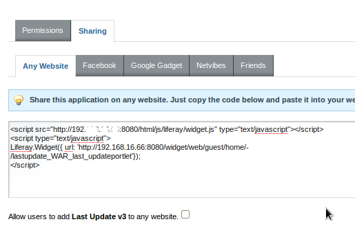 Notes: How to embed portlet in theme? Part 1