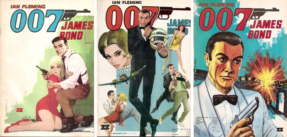 Illustrated 007 - The Art of James Bond: James Bond Comic Covers