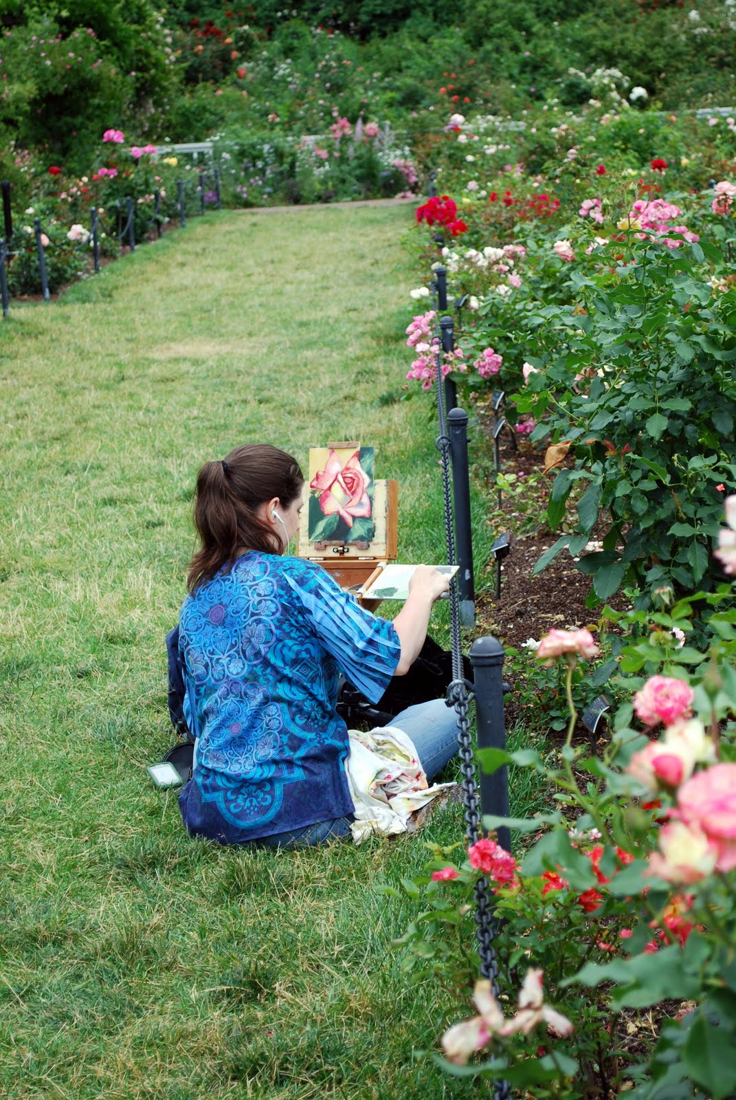 Mille Fiori Favoriti: Pink Roses in the Cranford Rose Garden