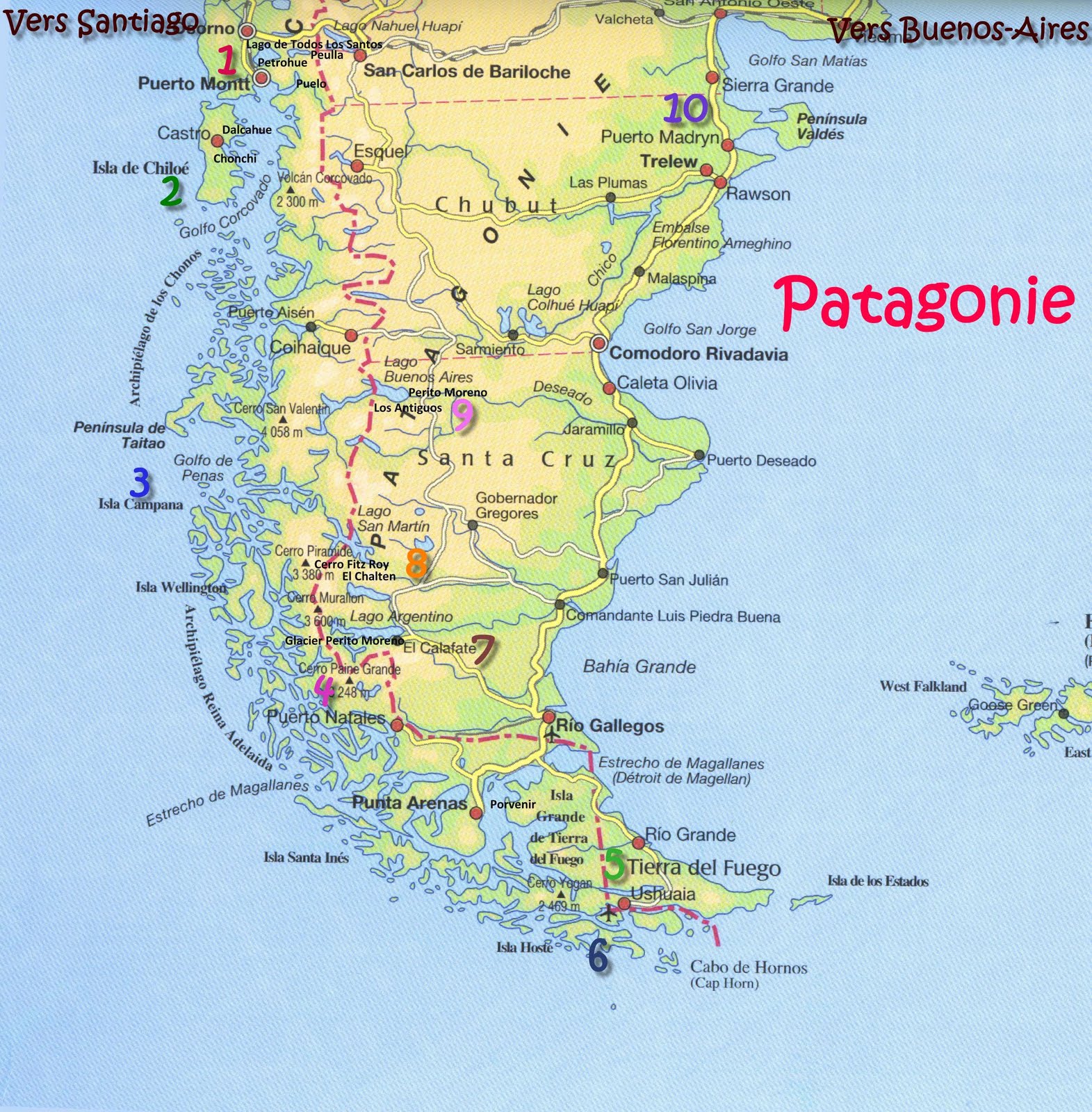 Les Gauchet en vadrouille... Patagonie: La Patagonie en grande pompe