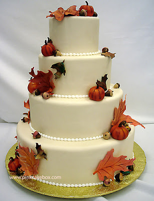 Suzie Homemaker: Beautiful Fall Wedding Cakes
