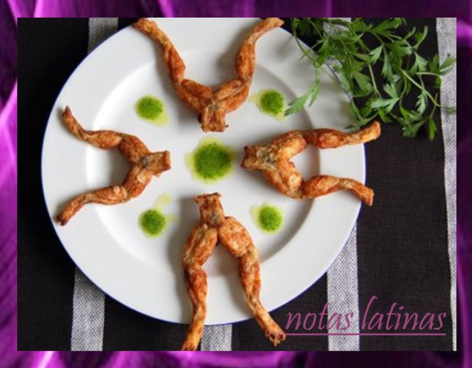Notas Latinas: Las ranas... del jardín a la mesa