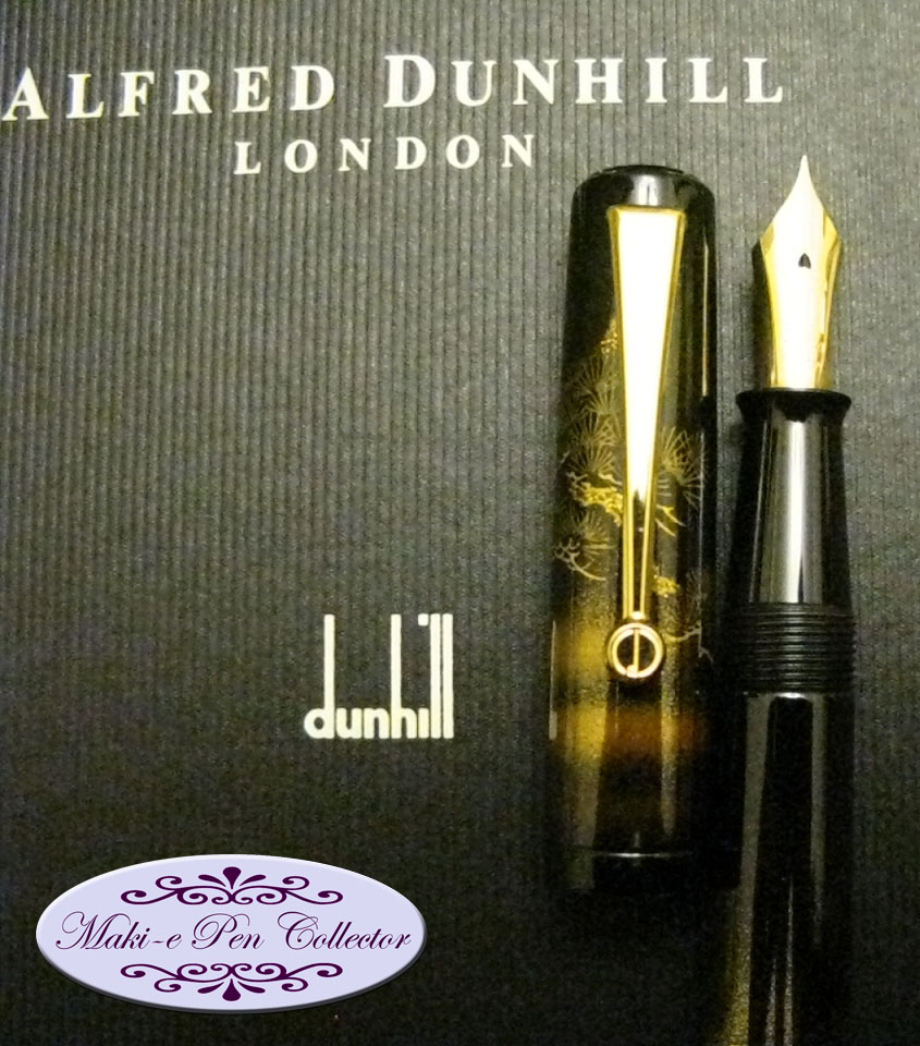 Maki-e Pen Collector: Dunhill Namiki - Crane and Pine Tree