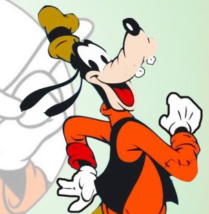 Goofy Cartoon Faces: A Happy Cartoon Face of Goofy