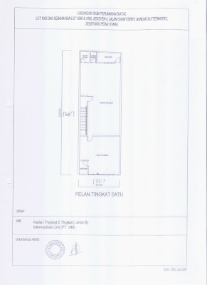 E-CENTURY REALTY: PELAN BANGUNAN KEDAI PEJABAT 2 TINGKAT JENIS B