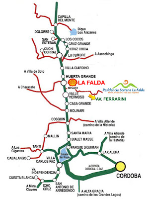 Promoción 1971 - ESSC - 6to Encuentro 2012: Rutas y Accesos a La Falda ...