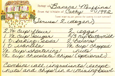 organized by cathy: Three Generations of Handwritten Recipes