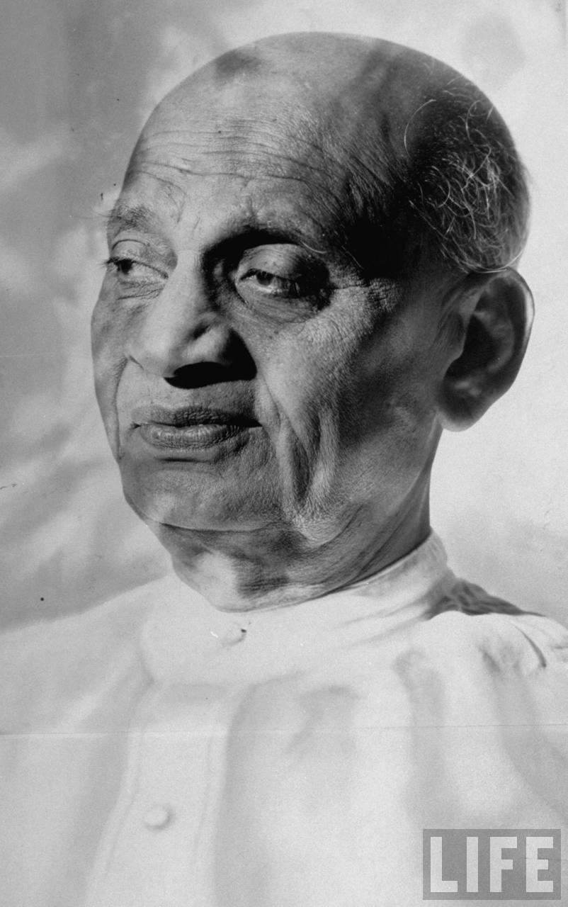 Portrait of Sardar Vallabhbhai Patel - 1946 - Old Indian Photos