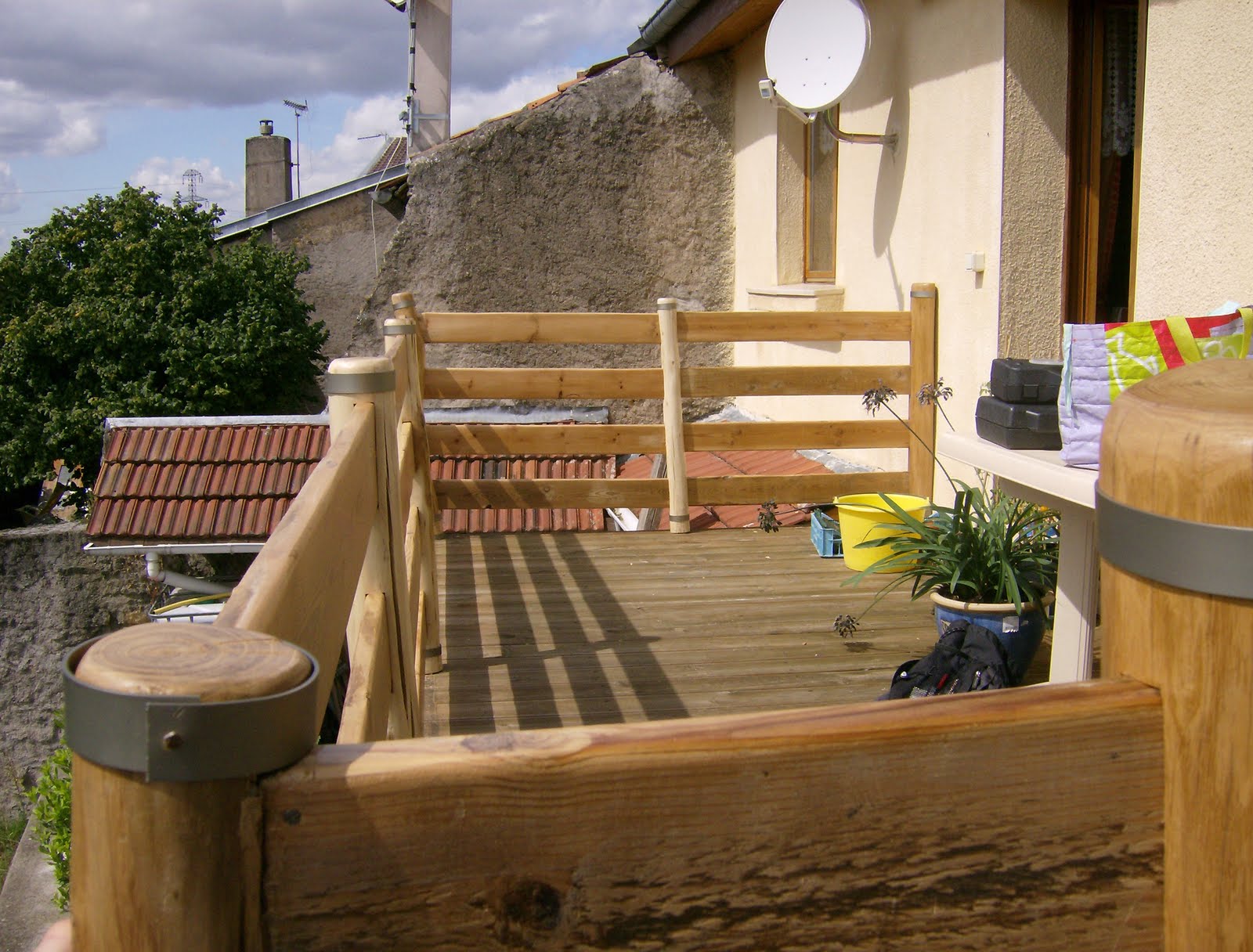 andré hieulle: rambarde de terrasse