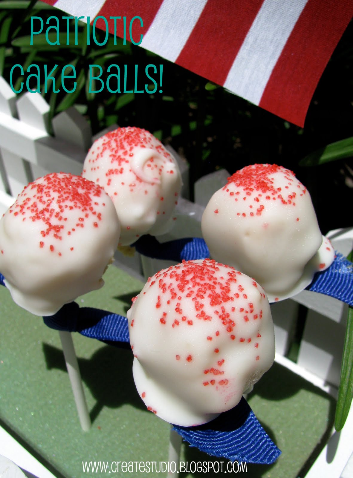 CREATE STUDIO: Patriotic Cake Balls