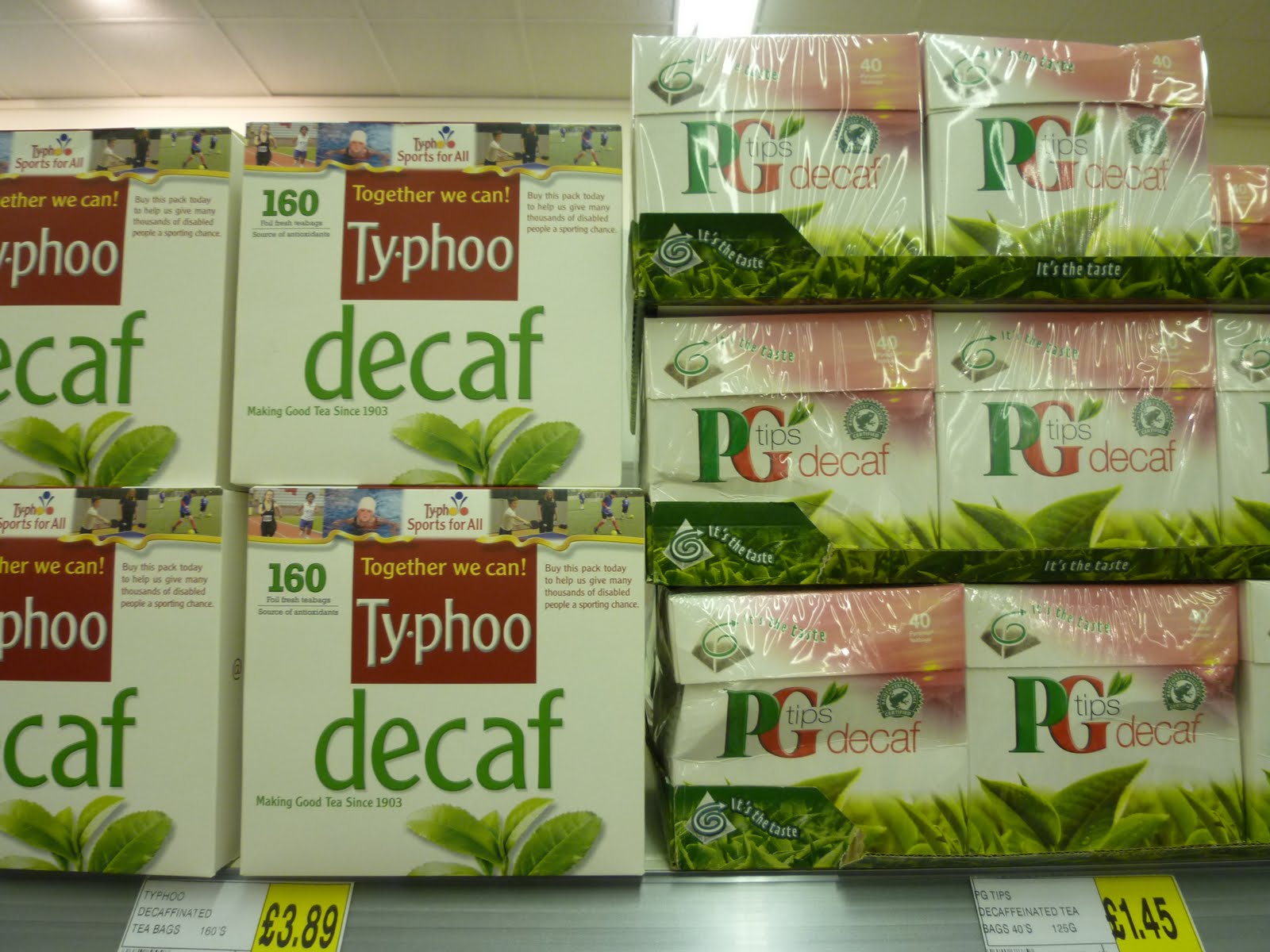 Sleep Library: Decaffeinated Tea