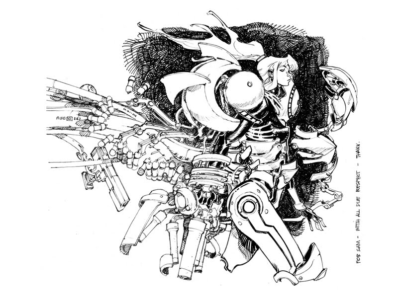 Eric Canete - samus | Black and white sketches, Black and white comics ...