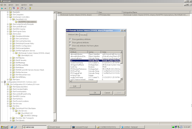 AD Shot Gyan: FRS {SYSVOL} Objects in Active Directory