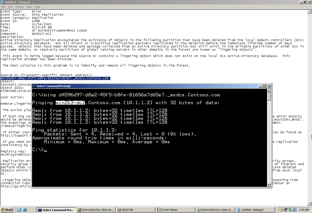 AD Shot Gyan: How to Troubleshoot Lingering Objects