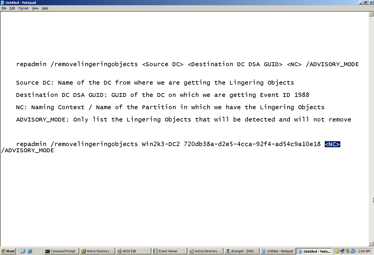 AD Shot Gyan: How to Troubleshoot Lingering Objects