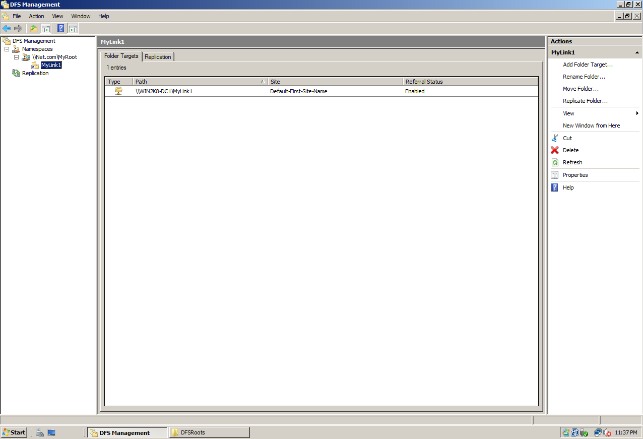 AD Shot Gyan: Configuring DFSN {Distributed File System Namespace}