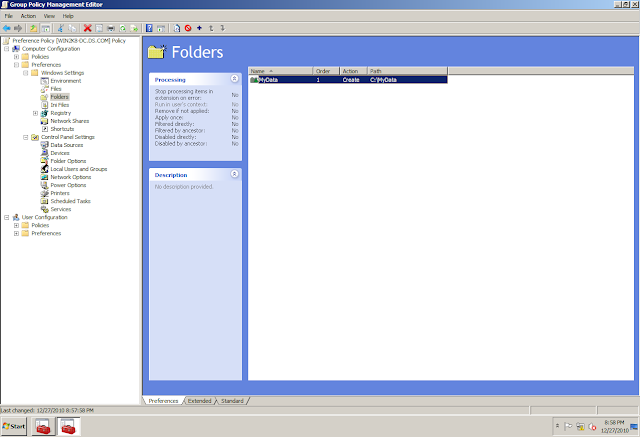 AD Shot Gyan: Creating A Folder Using Group Policy Preference in ...