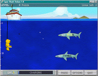 Belajar Sendiri Mengetik Cepat 10 Jari (Game Hiu Type Shark dan Typing ...