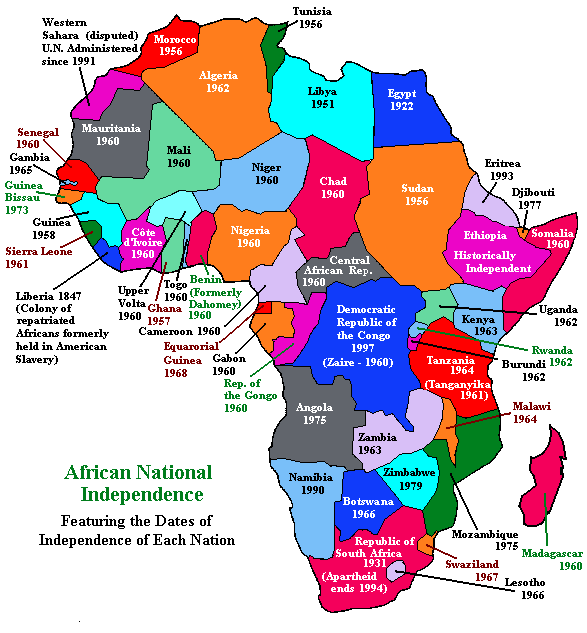Jennifer T. Global blog: African Independence