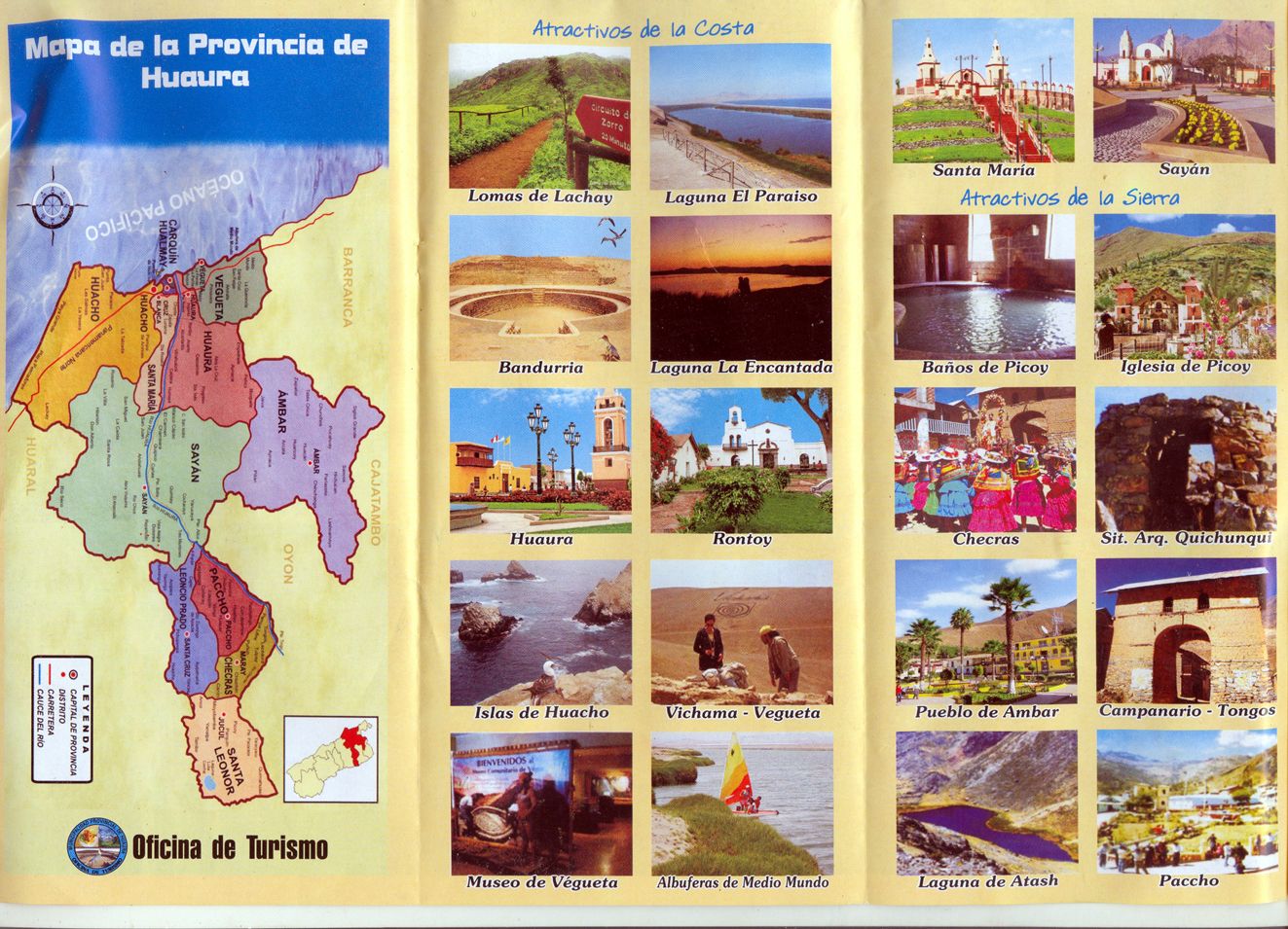 Huaura : Lugares Turísticos Región Lima