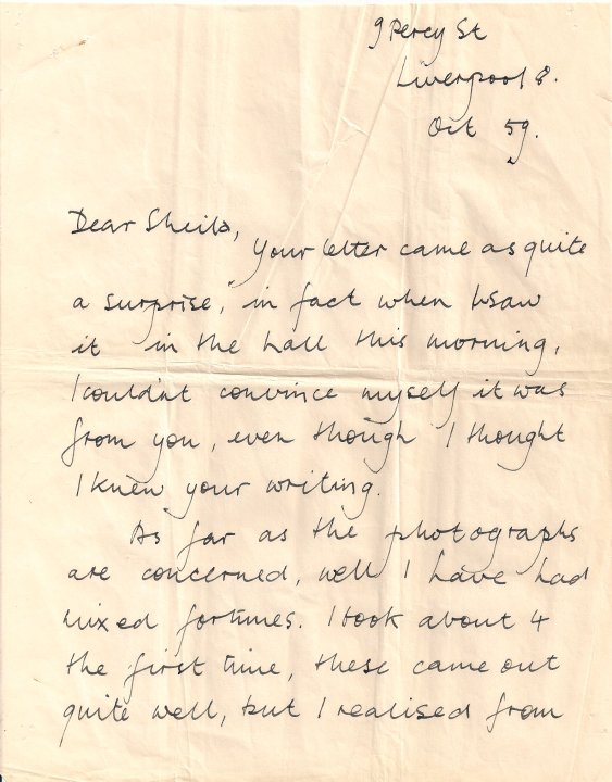 Liverpool Beatles Auction: Stuart Sutcliffe Letter and Drawings.