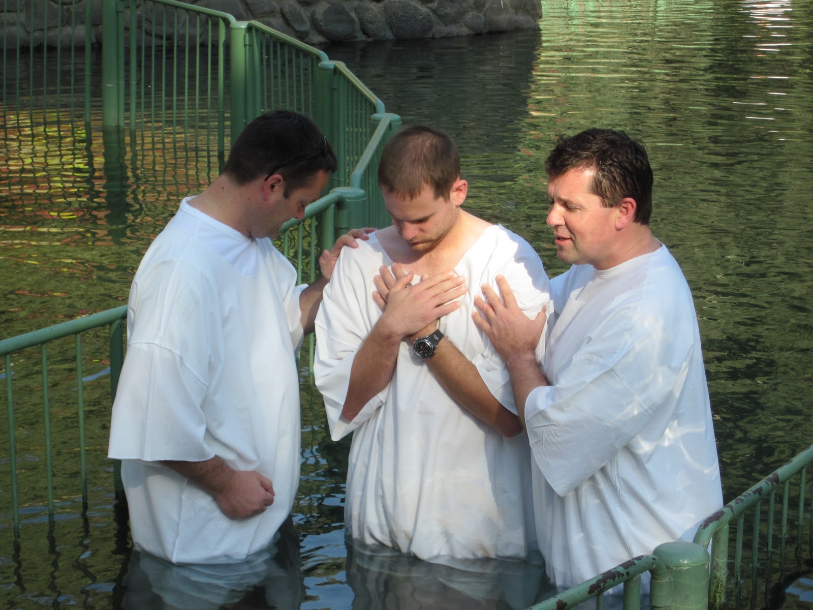 RMCC Team Israel: Water Baptism at the Jordan River