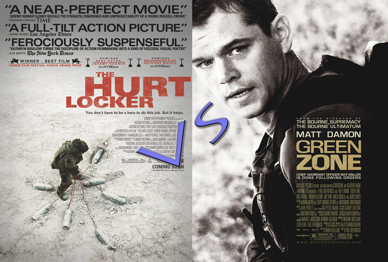Not so Random: Hurt Locker vs Green Zone....Conspiracy Theory to ...