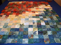 Quilting Conundrum: Free-form watercolor quilt