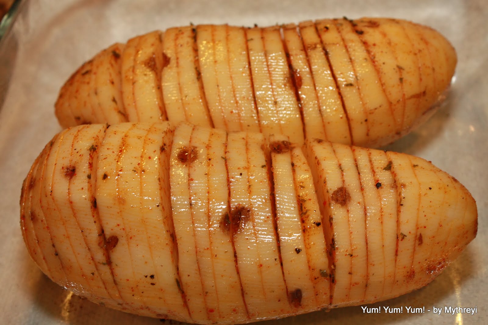 Yum! Yum! Yum!: Fancy Fanned Potatoes