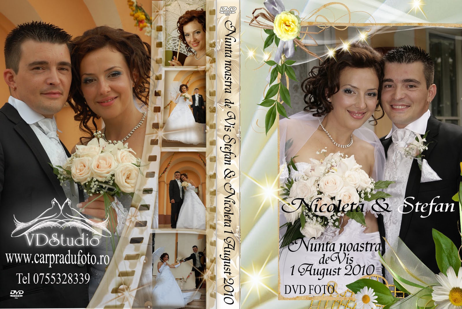 CARP RADU PHOTOGRAPHY: COPERTE DVD NUNTI BOTEZURI ETC.