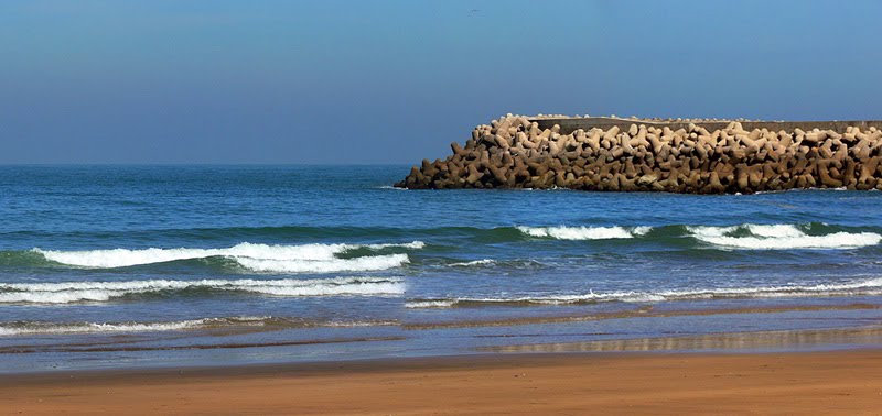 RABAT ville royale: Plage Mahidia, Kénitra