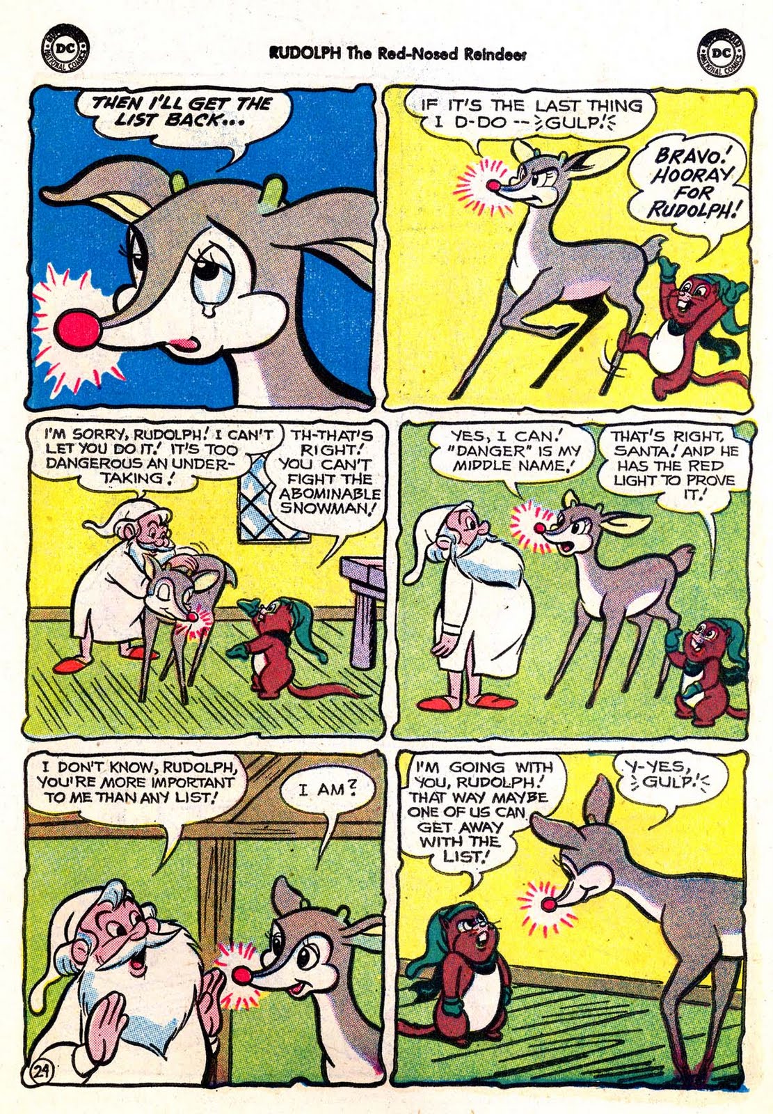 Inside Jeff Overturf's Head: "Rudolph" the DC Comics Reindeer - 1959
