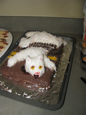 Small Man Big God: Road Kill Kitty Cake