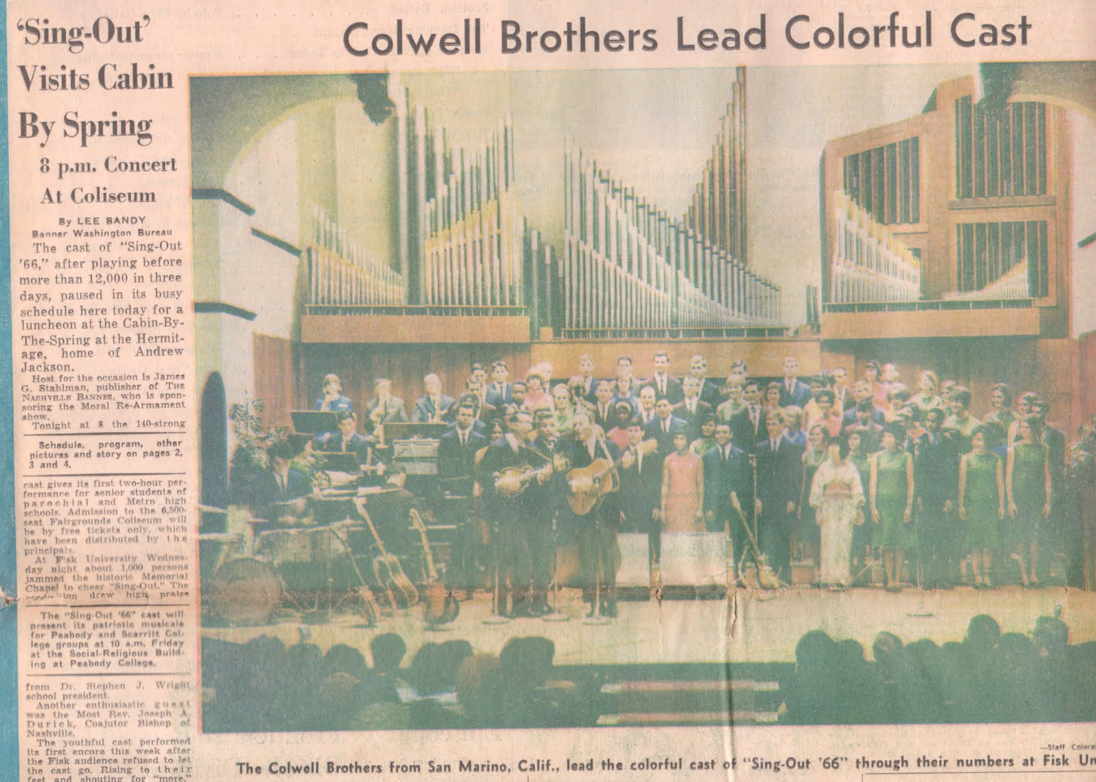 The Spirit Of Sing Out South: When Sing-Out '66 First Came to Nashville ...