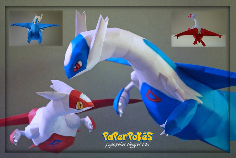 PaperPokés - Pokémon Papercraft: LATIOS