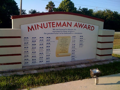 A1A Sign Wave: Cocoa Beach High School Sign