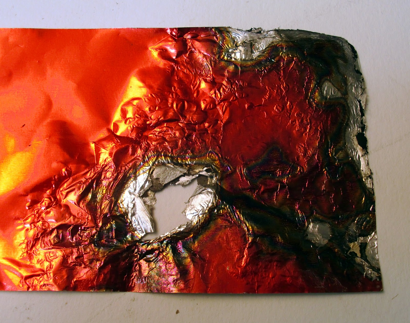 Daily Painters Abstract Gallery: Torch experiments © Carol Nelson Fine Art