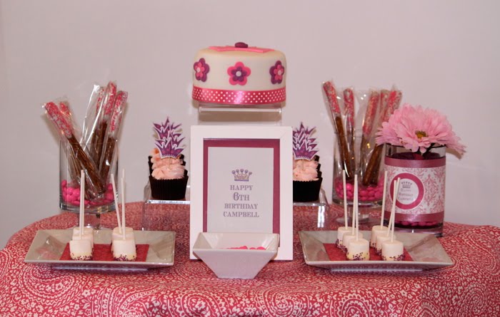 Cake Decorating & Spa Party