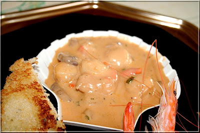 LA TABLE LORRAINE D'AMELIE: COQUILLES SAINT-JACQUES, SAUCE HOMARDINE