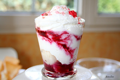 LA TABLE LORRAINE D'AMELIE: VERRINES ROSES-LITCHI-MERINGUES ET COULIS ...